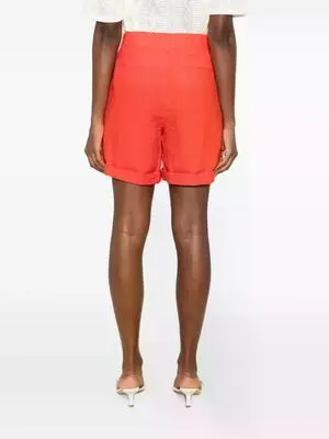 MAISON123 Tanguy Pleated Turn-up Shorts