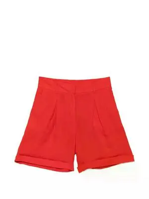 Maison123 Cotton Shorts - Red