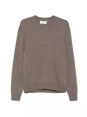 LISA YANG Crew-neck Cashmere Sweater - Brown