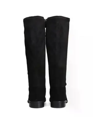 JULIE DEE Side-zip Knee-high Boots - Black