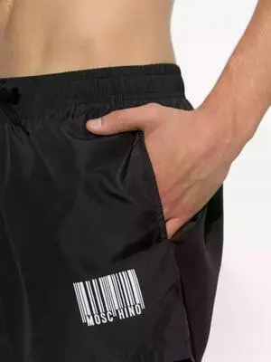 Moschino Barcode-print Swim Shorts