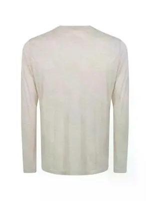 WOC Pau Round-neck Long-sleeved T-shirt - Neutrals