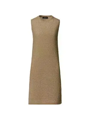 Fabiana Filippi Textured Sleeveless Dress - Neutrals