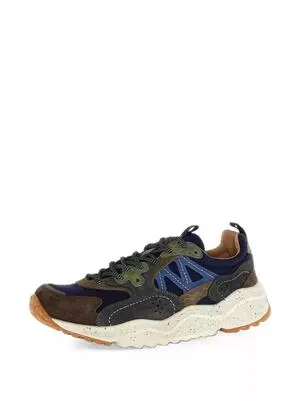 FLOWER MOUNTAIN Panelled Lace-up Sneakers