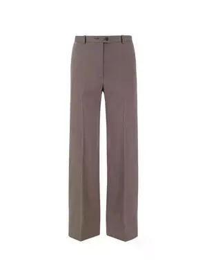 JIL SANDER Pressed-crease Straight-leg Trousers - Grey