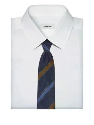 FERRAGAMO Regimental Jacquard Tie
