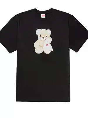 Supreme Bear-print T-shirt - Black