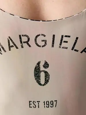 MAISON MARGIELA Floral Print Reversible One-piece Swimsuit