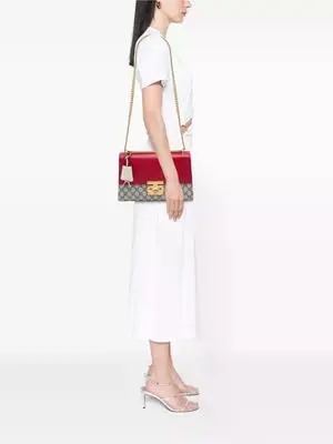 Gucci 2016-2026 Medium Gg Supreme Padlock Shoulder Bag