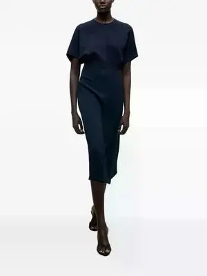 Victoria Beckham Eleanor Midi Dress - Blue