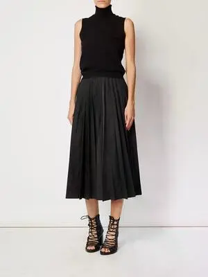 Junya Watanabe Pleated Skirt - Black