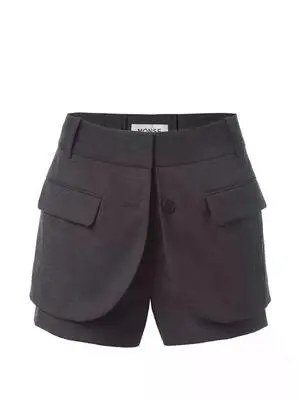 Monse Tailored Jacket-front Shorts - Grey