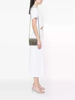 Gucci 2016-2026 Gg Supreme Dionysus Wallet On Chain Crossbody Bag - Neutrals