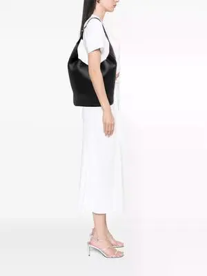 Saint Laurent Grained Calfskin Le 5 A 7 Hobo Shoulder Bag
