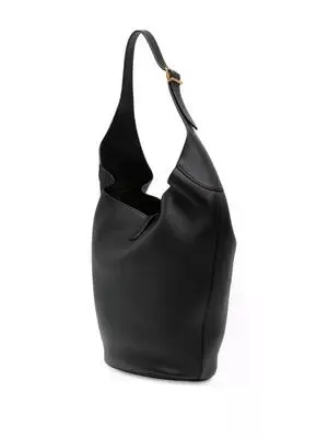 Saint Laurent Grained Calfskin Le 5 A 7 Hobo Shoulder Bag