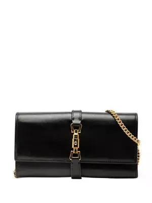 Gucci 2016-2026 Calfskin Jackie 1961 Wallet On Chain Crossbody Bag - Black