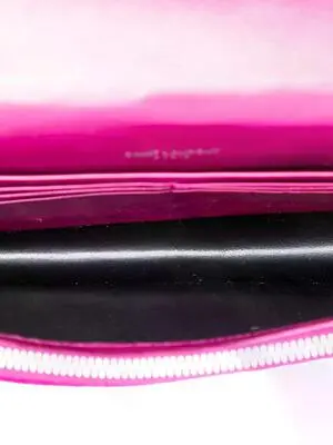 Saint Laurent Small Velvet Monogram Kate Tassel Crossbody Bag - Purple