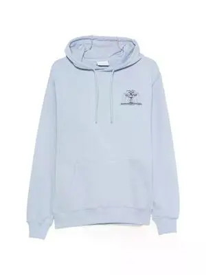 Drole De Monsieur Fountain Print Hoodie - Blue