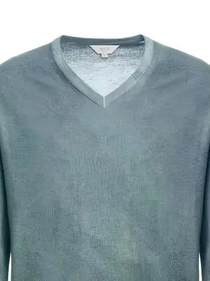 Malo V-neck Fine Knit Sweater