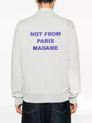 Drole De Monsieur Not From Paris Madame" Crew Neck Sweatshirt