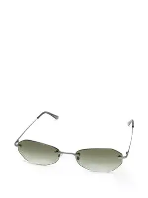 Our Legacy Adorable Rimless Geometric-frame Sunglasses - Grey