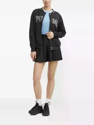 PUMA Logo-print Press-stud Jacket