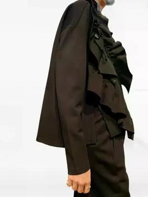 PSOPHIA Ruffled Long-sleeve Blouse