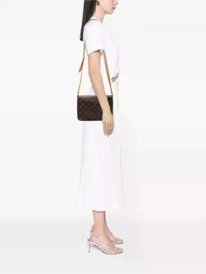LOUIS VUITTON 2006 Monogram Musette Tango Long Strap Crossbody Bag - Brown