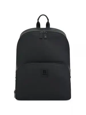Boggi Milano Rubberised Technical Fabric Rucksack - Black