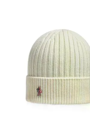 Moncler Ribbed-knit Virgin-wool Beanie Hat