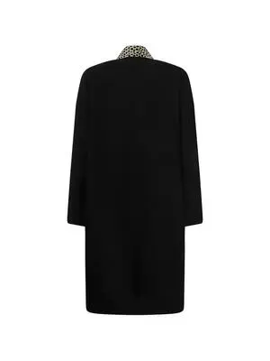 RÓHE Cheetah Collar Oversized Coat