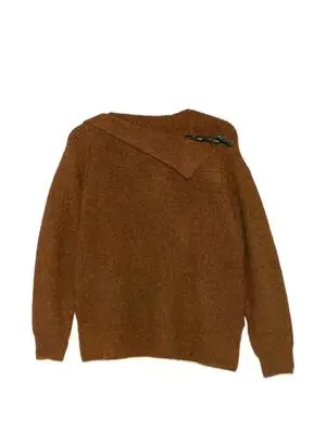 Isabel Marant Étoile Thais Ribbed-knit Sweater - Brown