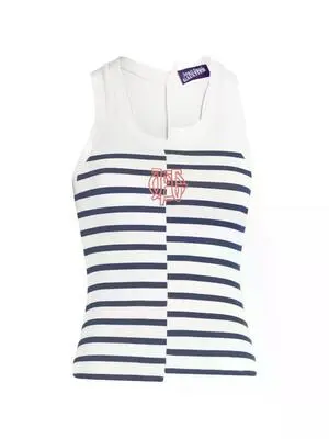 JEAN PAUL GAULTIER Asymmetric Tank Top - White