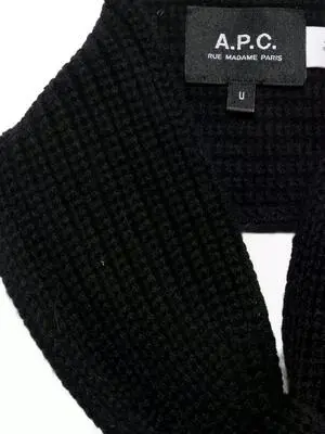 A.p.c. Luna Ribbed-knit Scarf