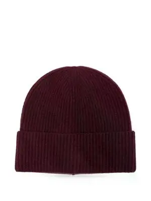HUGENBERG Ribbed-knit Cashmere Beanie Hat