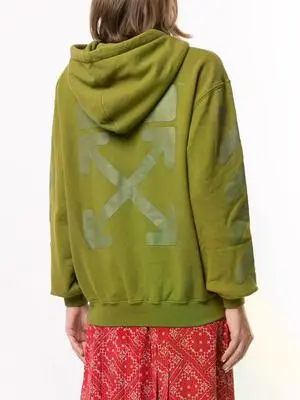 Off-White Printed Drawstring Hoodie