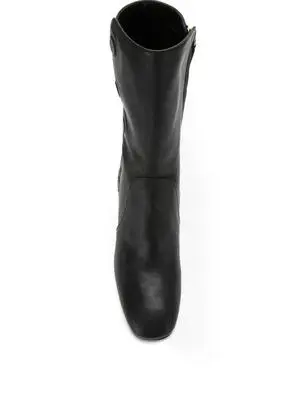 TOD'S Button-detail Block-heel Ankle Boots