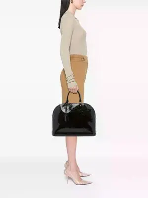 LOUIS VUITTON 2011 Monogram Vernis Alma Gm Handbag - Blue