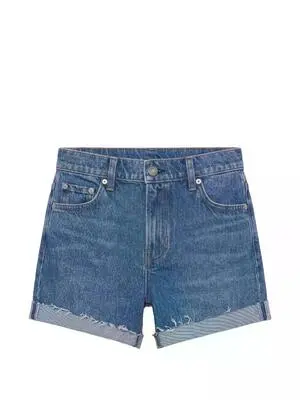 REFORMATION Sutton Low-rise Denim Shorts - Blue