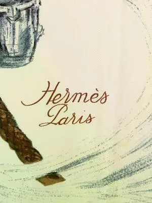 Hermès 1980-2000 A Propos De Bottes Silk Scarf 90 Scarves