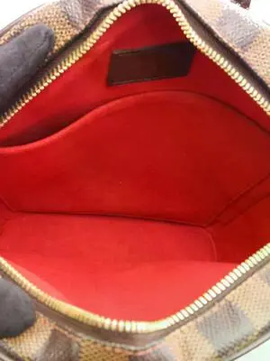 LOUIS VUITTON 2006 Damier Ebene Ipanema Pm Crossbody Bag
