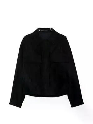 Giorgio Armani Waffle-knit Chest-pocket Jacket
