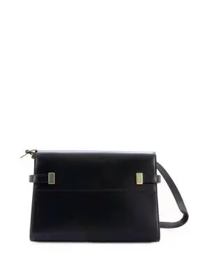 Saint Laurent Manhattan Leather Small Shoulder Bag - Black