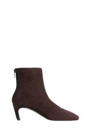 TOTEME Soft Suede Ankle Boots