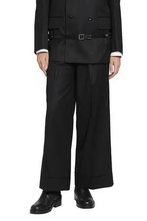 Junya Watanabe Palazzo Trousers - Black