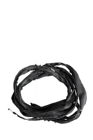 SALON C LUNDMAN Glass Bead Necklace - Black