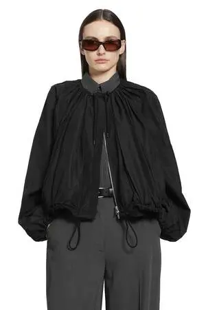 TOTEME Gathered Parachute Jacket - Black
