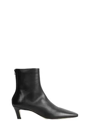 TOTEME Nappa Mid-heel Boots - Black