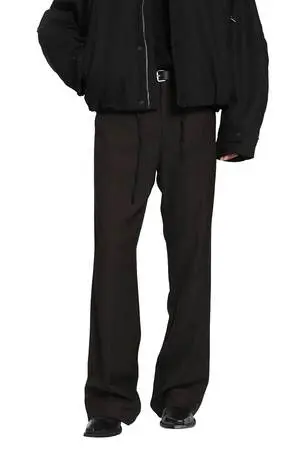 Acne Studios Tailored Herringbone Trousers - Brown
