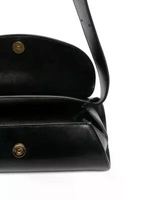 JIL SANDER Cannolo Shoulder Bag - Black